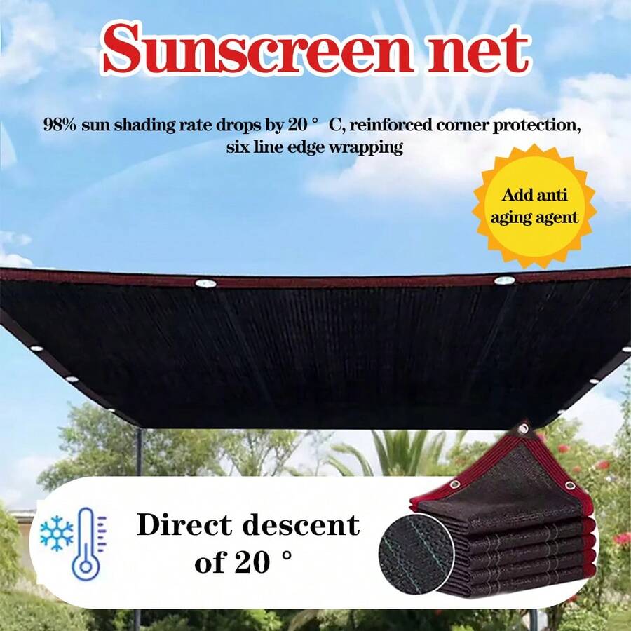 July Upgrade Multi-Size Shade Net, 2m*2m/3m*3m Thicken Sunscreen Net ...