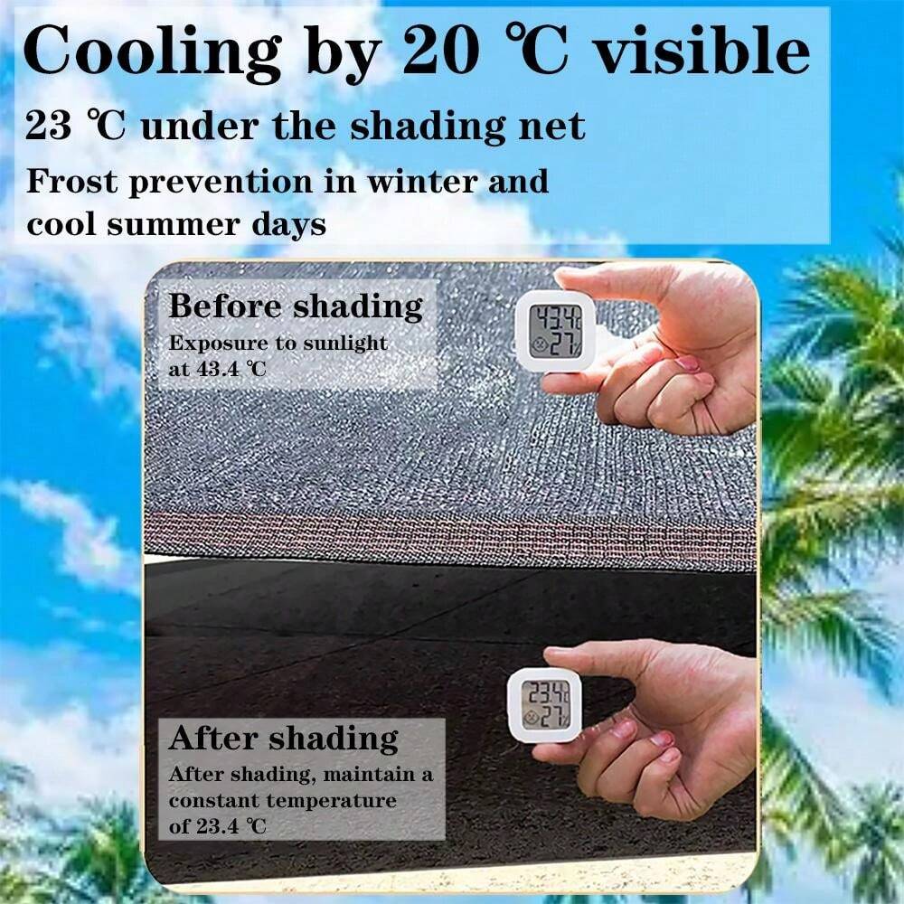 July Upgrade Multi-Size Shade Net, 2m*2m/3m*3m Thicken Sunscreen Net ...