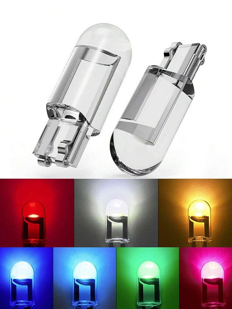 20Pcs T10 Width Indicator Light 12/24v License Plate Light Cob High ...