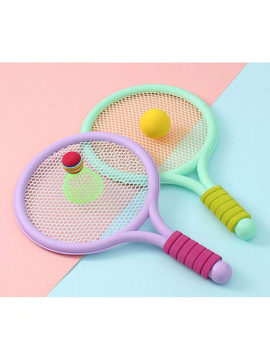 1pc Badminton Racket Set, Double Tennis Rackets, Beginner Sports Toy ...