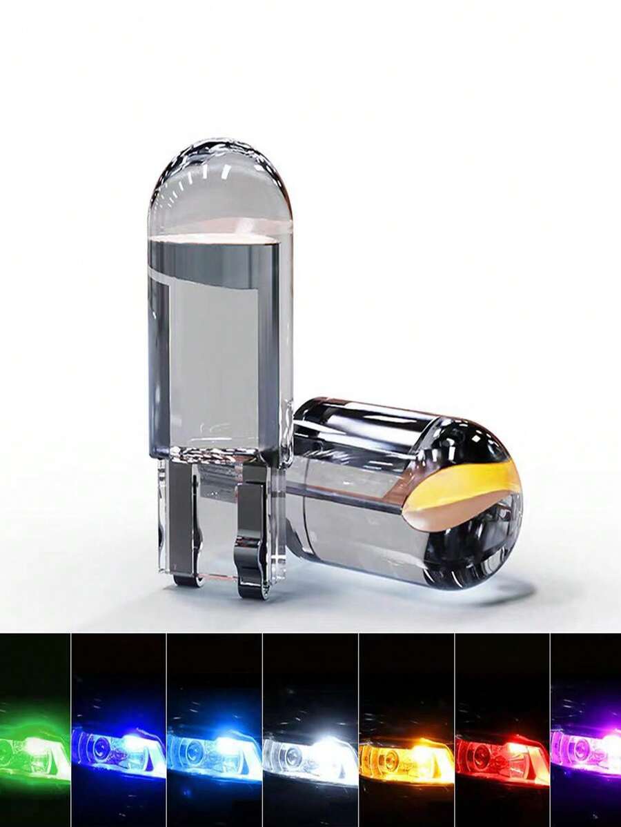 20Pcs T10 Width Indicator Light 12/24v License Plate Light Cob High ...