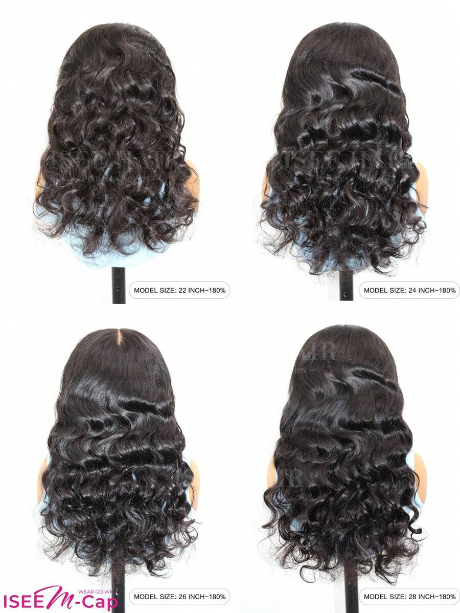 ISEE Hair MCap Body Wave 9x6 Wear Go Glueless Transparent Lace Wig Pre ...