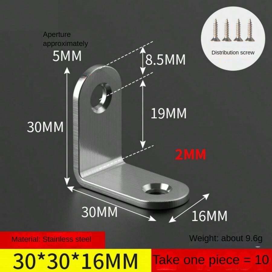 Stainless Steel Triangle Bracket, Angle Code 90 Degree Right Angle ...