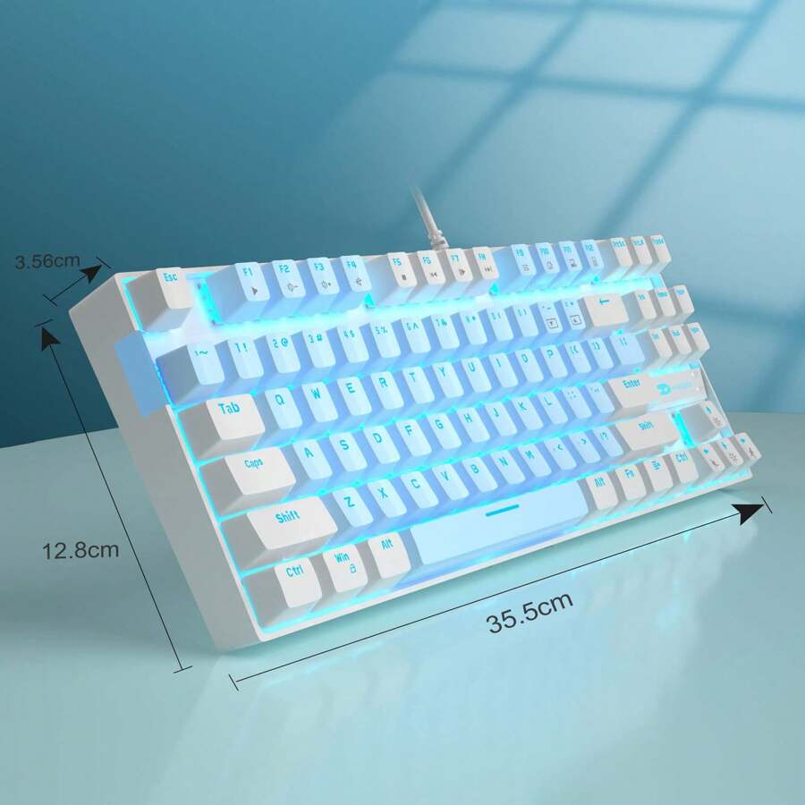 MageGee -Star 75% Mechanical Gaming Keyboard With Blue Switch, LED Blue ...
