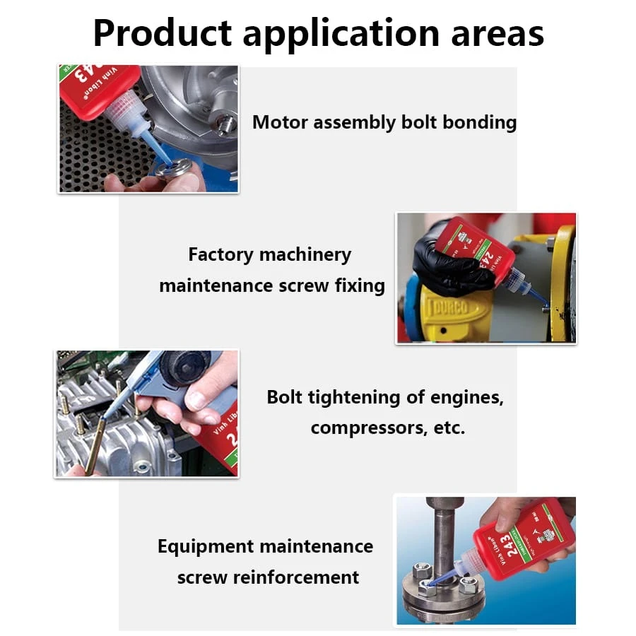 Metal Threadlocker High Temperature Resistant Screw Glue, Anti-Loose ...