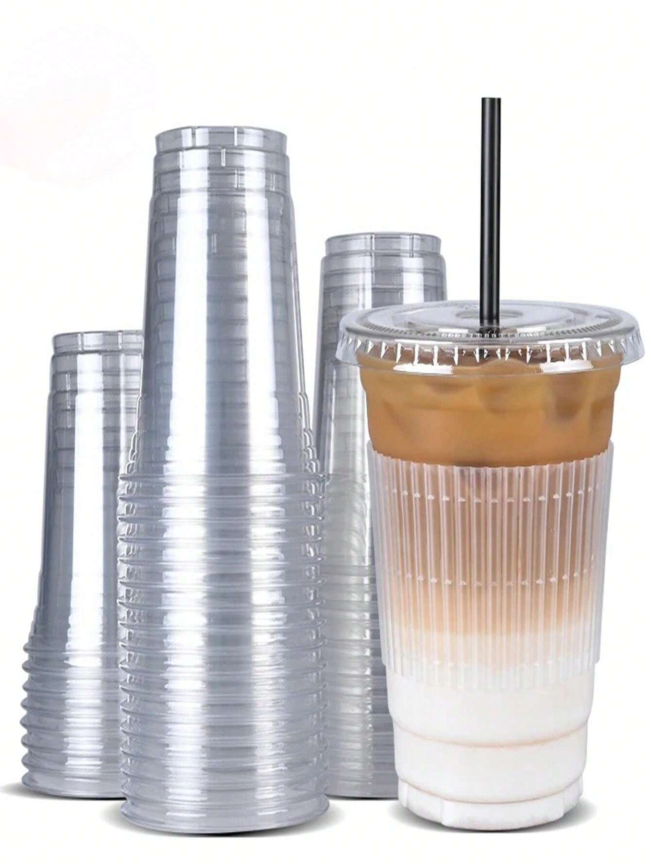 50/100Pcs Reusable PP Cup Sleeves For Bubble Tea/Coffee Cups, 90/98mm ...