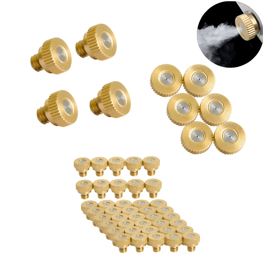 50pcs/Set 0.5mm Aperture Copper Energy-Saving Low-Pressure Misting ...