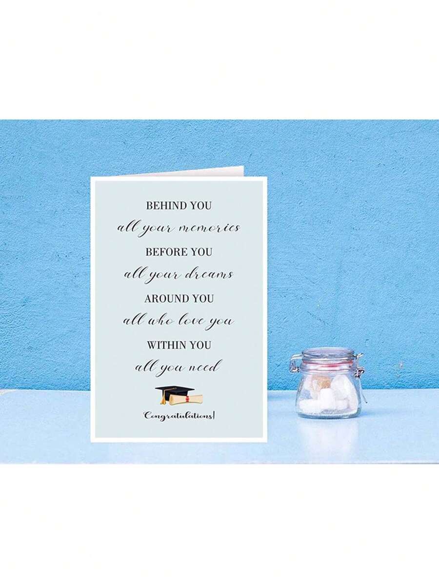 Graduation Greeting Card, Friend Graduation Card_Unique Graduation Poem ...