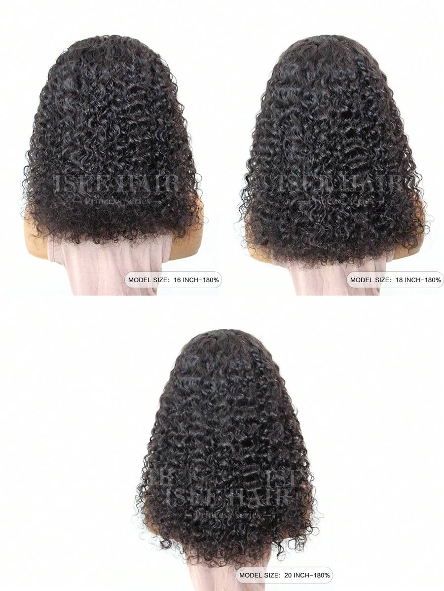 ISEE HAIR Wear Go 6x4 HD Lace Glueless Water Wave Wigs Natural Color ...