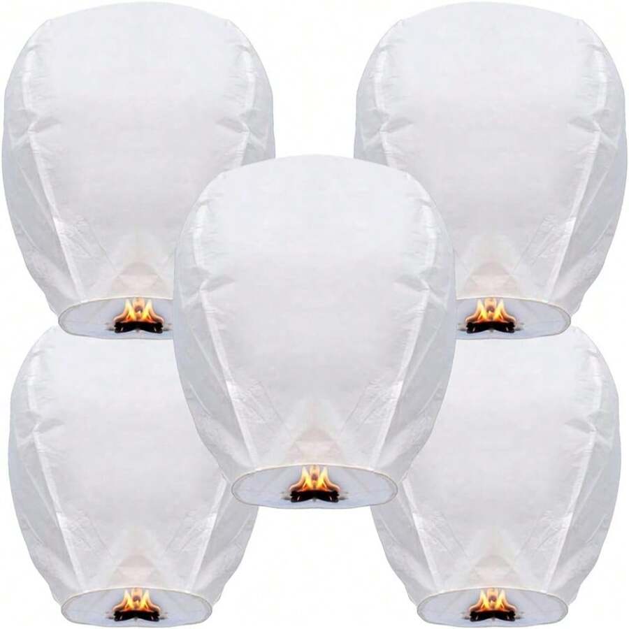 Christmas Decoration 5 Packs Paper Lantern Chinese Japanese Lanterns