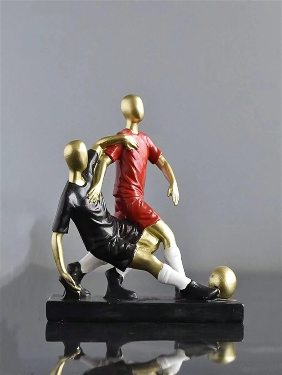 1pc Mini Soccer Player Figurine, Fan Souvenir Decoration For Home TV ...