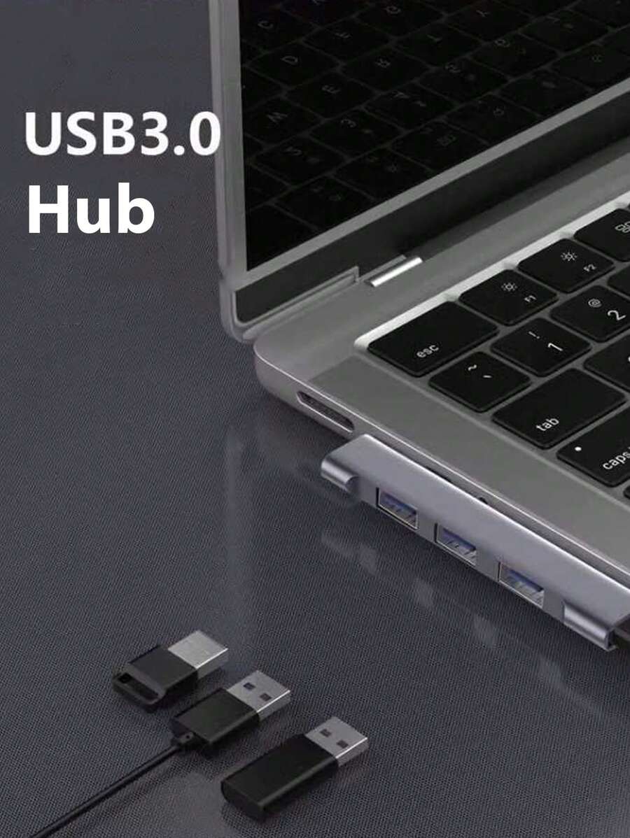 Side-Insert Docking Station Splitter Hub Lightweight Aluminum Alloy ...