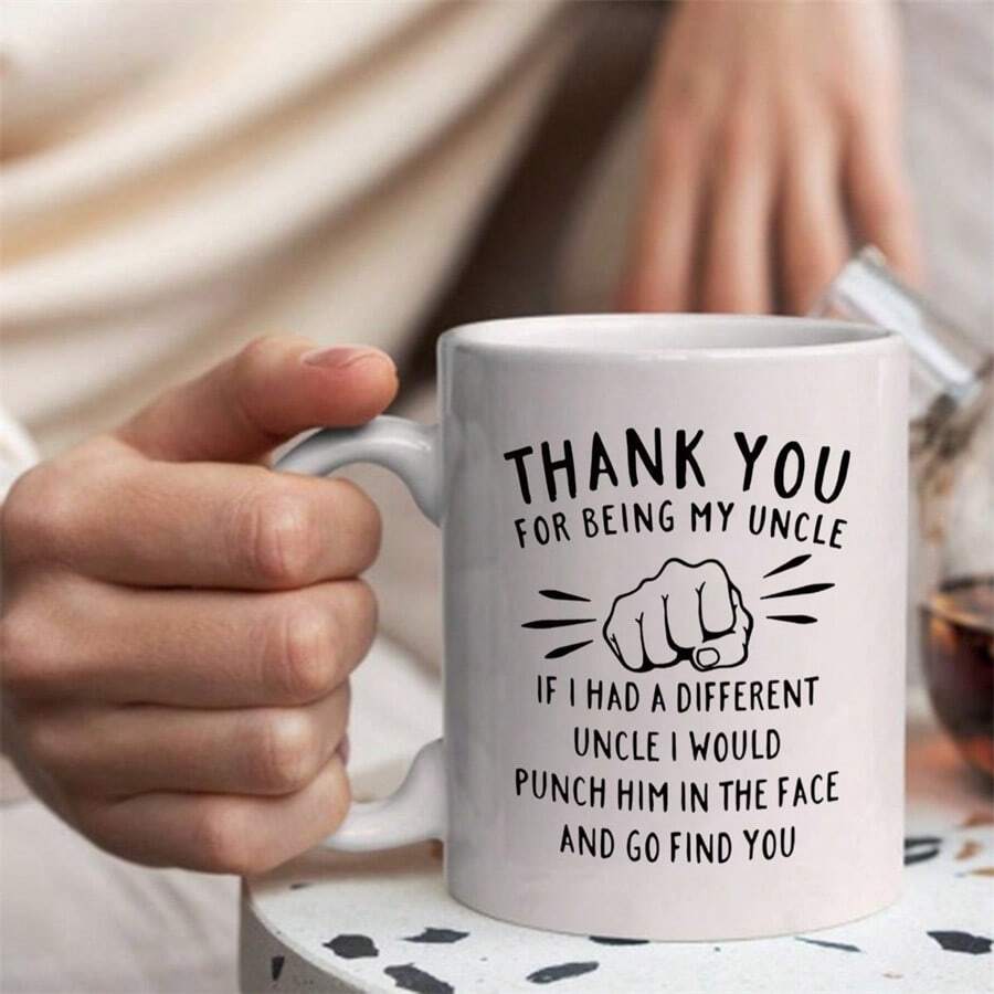 1 Pc 11 Oz Funny Thank You For Being My Uncle Birthday Uncle Gifts ...