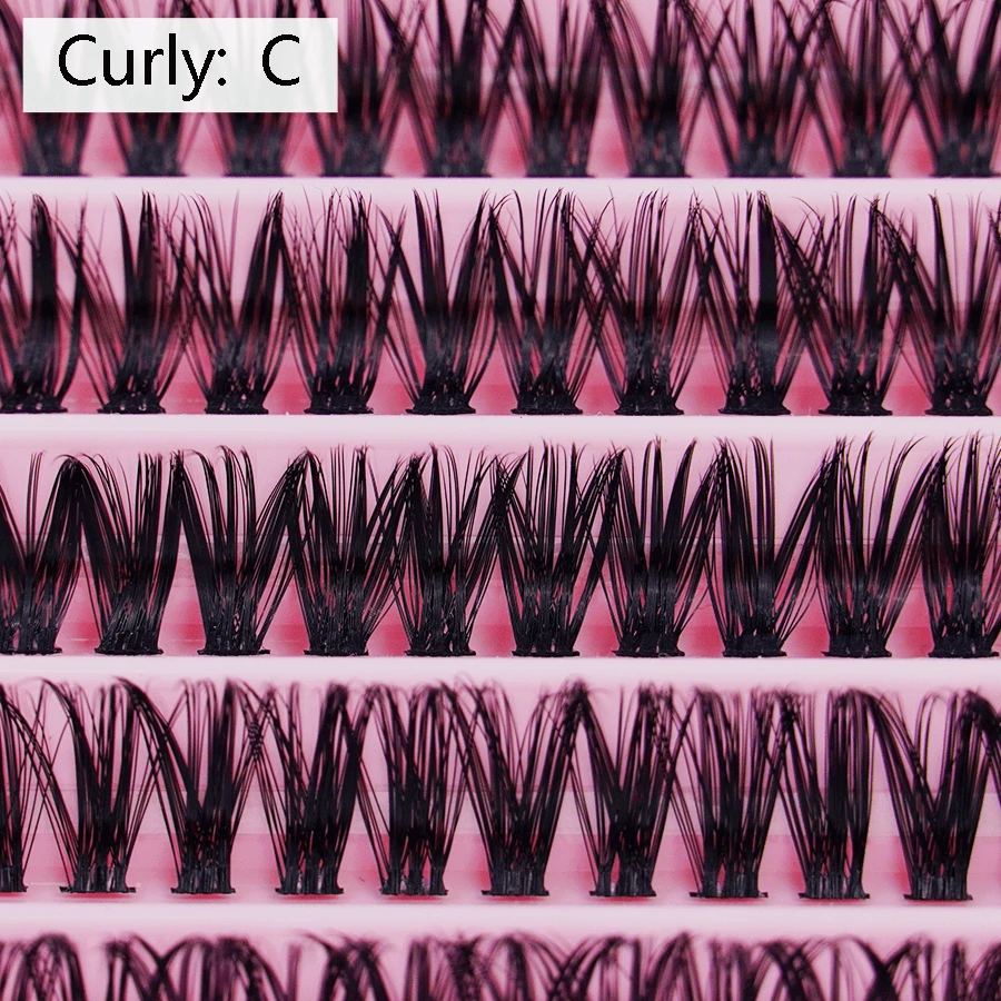 Huicop Cluster Lashes 180 Individual Lashes Clusters Eyelash Extensions ...