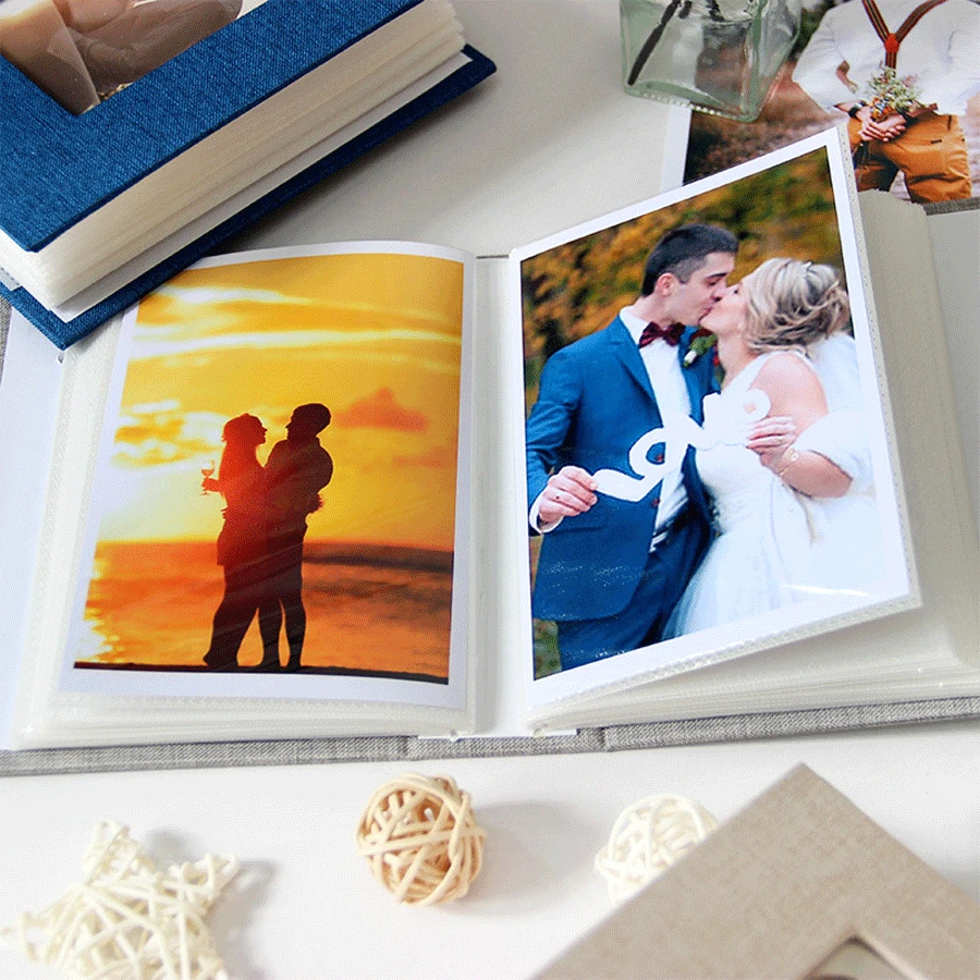 High-Value 6 Inch Cloth Photo Album, 100 Pages, Large Capacity Family ...