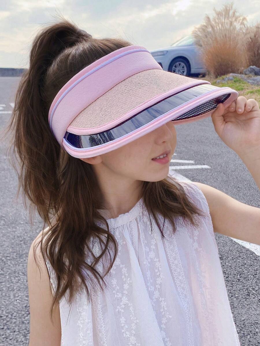 Summer Sun Hat For Kids, Lightweight Anti-UV Cap For Toddler Girls And ...