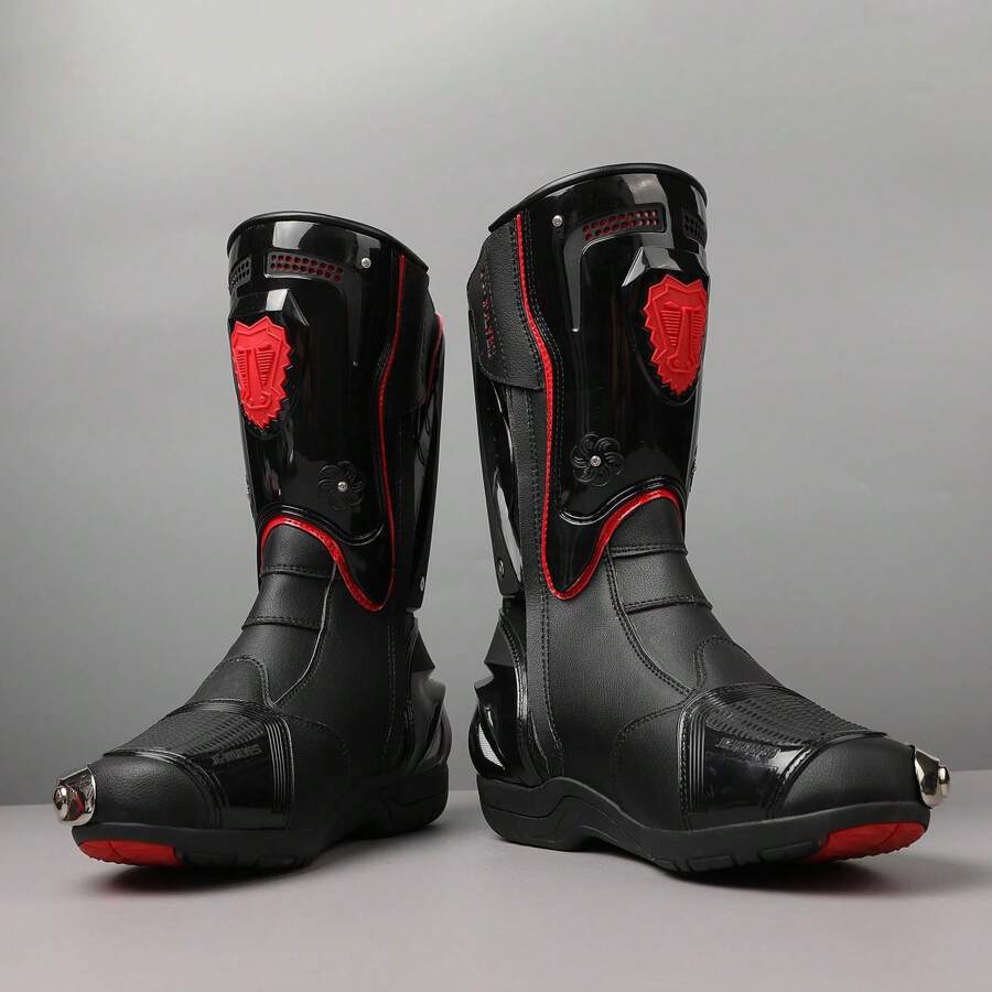 Professional Motorcycle Racing Boots, Durable And Fashionable High-Top ...
