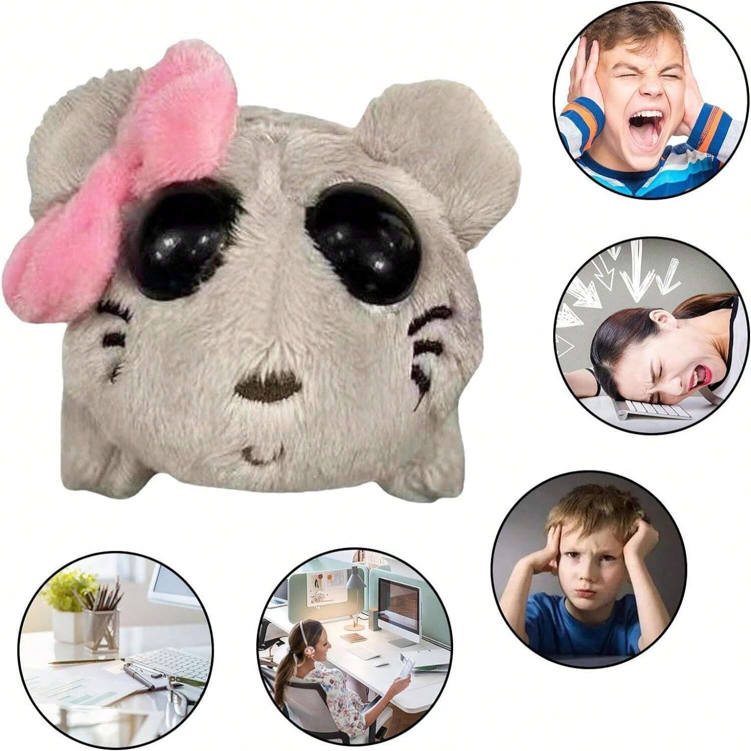 Sad Hamster Meme Plush Toy Stuffed Animal With Built-In Button For ...