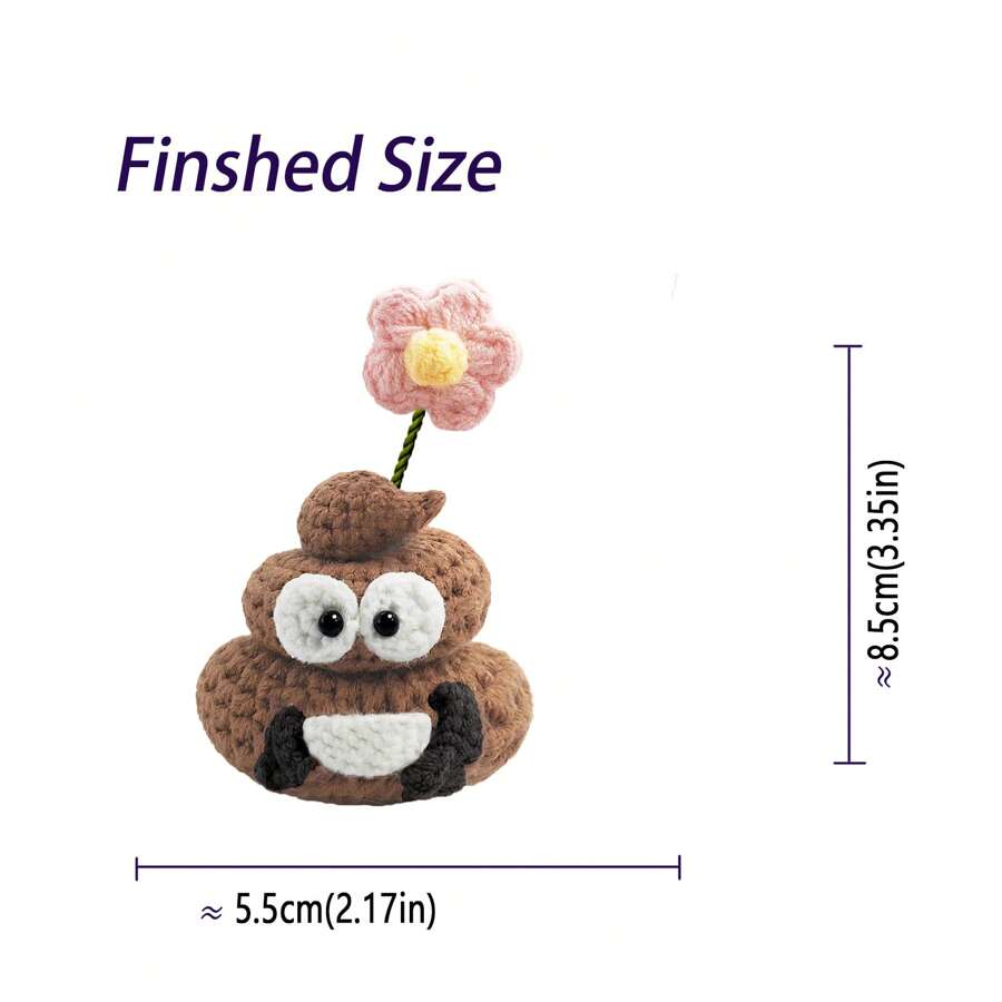 DIY Fecal Doll Crochet Kit For Beginners Wacky Birthday Interesting ...