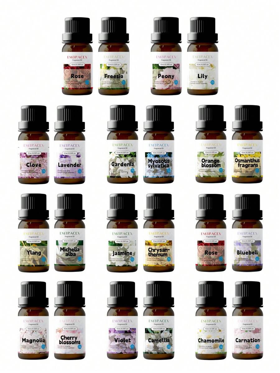 2 Pcs/Set Of 10ml E Aromatherapy Essential Oils, Use In Aromatherapy ...