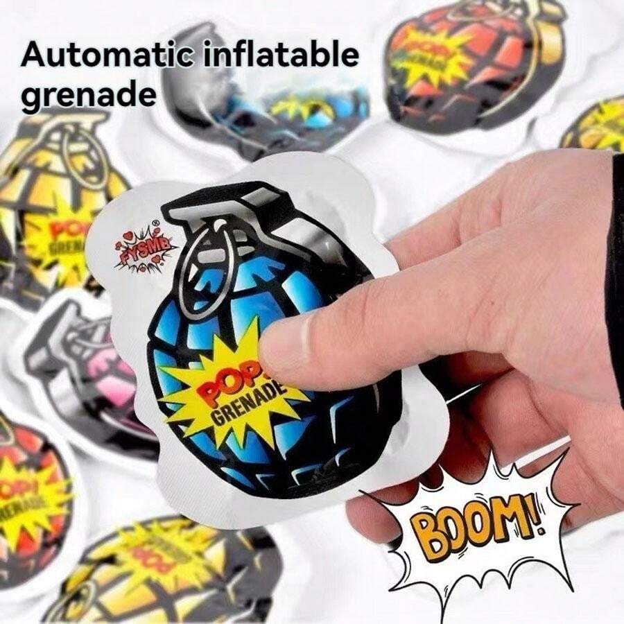 100 piezas de bombas de gas divertidas en forma de granada de mano ...
