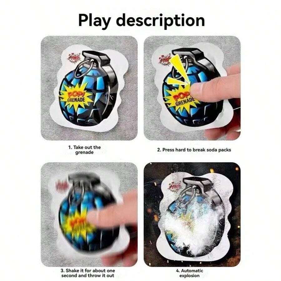 100pcs Simulated Hand Grenade, An Alternative To Firecrackers, Safe And ...