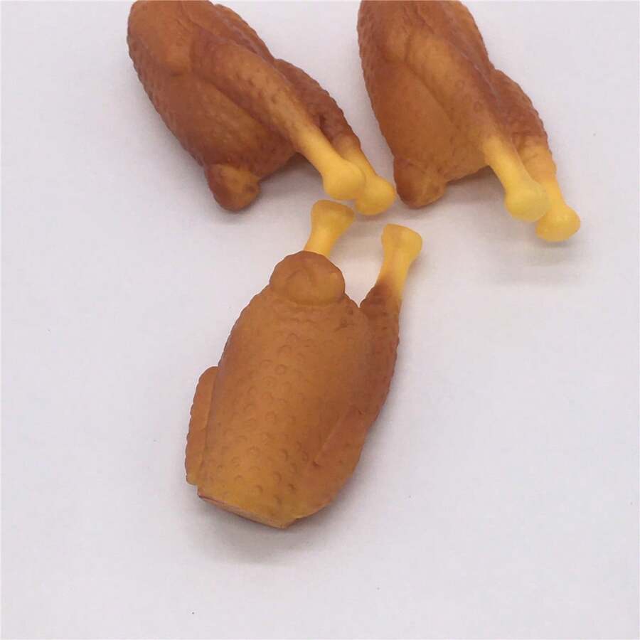 Headless Chicken Pet Toy, Squeaking Rubber Headless Chicken Dog Chew ...