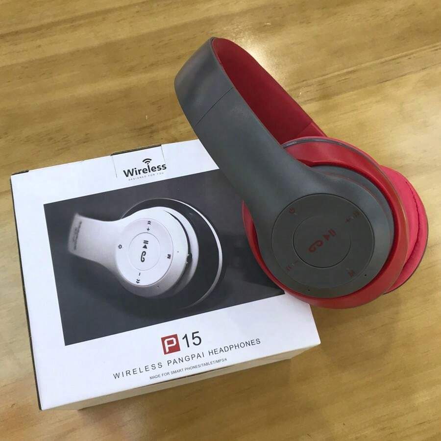 ZTECH Over The Ear Wireless Bluetooth Stero Headphone, Red | SHEIN USA