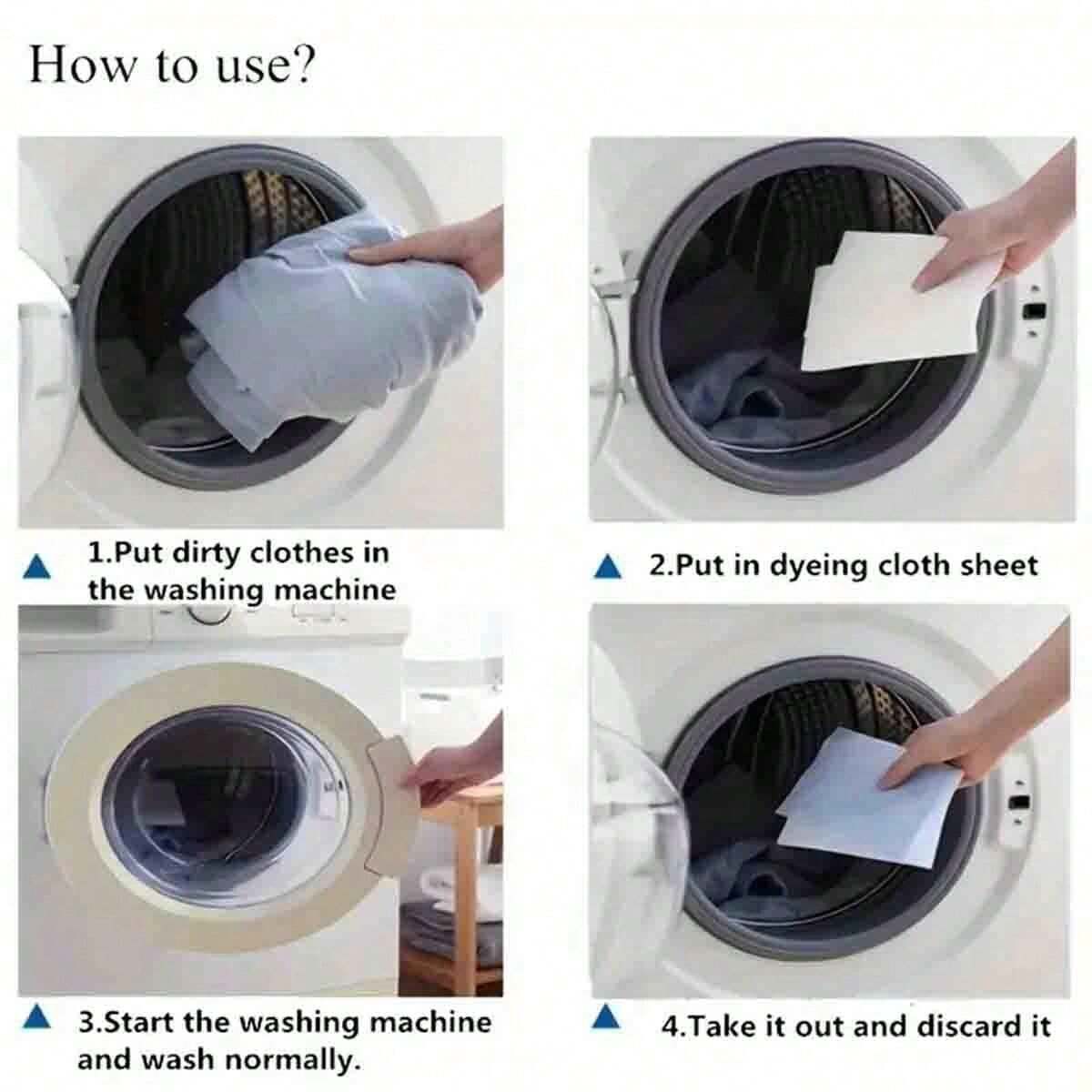 20PCS Laundry Tablets Laundry Paper Anti-Staining Clothes Sheets Anti ...