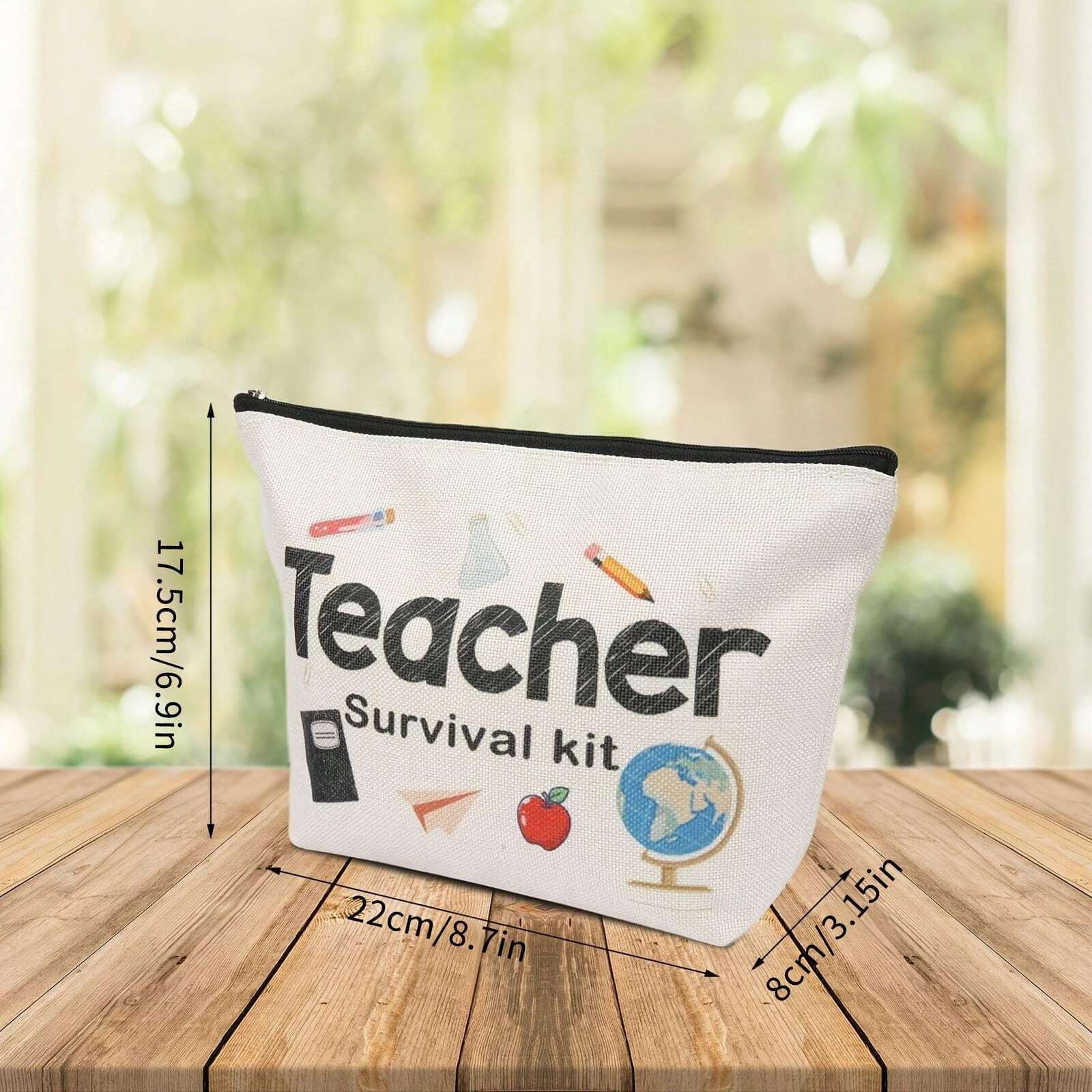 4pcs Teacher Appreciation Cosmetic Bag Set,Teacher Zip Bag, Unique ...