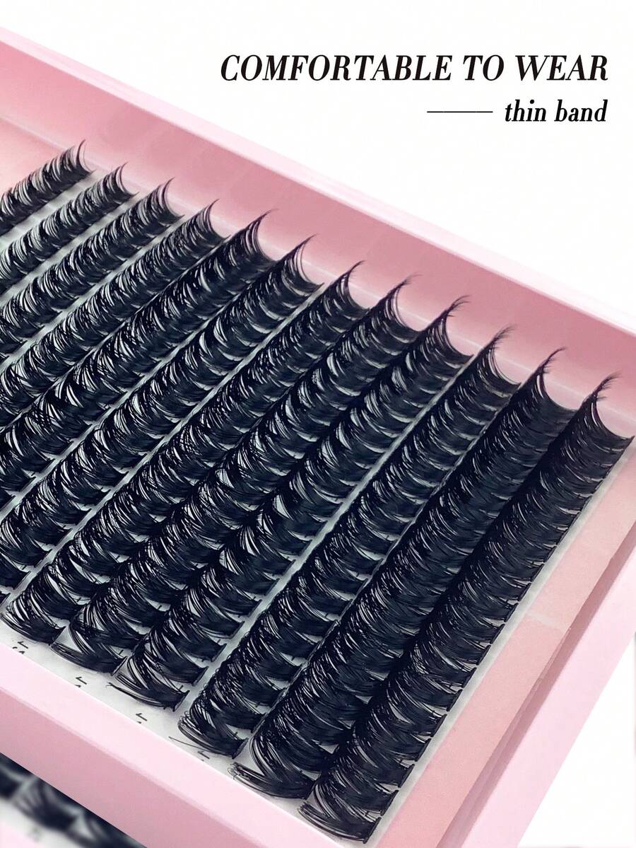 60D 8-16mm Mixed Length 240pcs/12rows Strong Curled C/D Curve Water ...