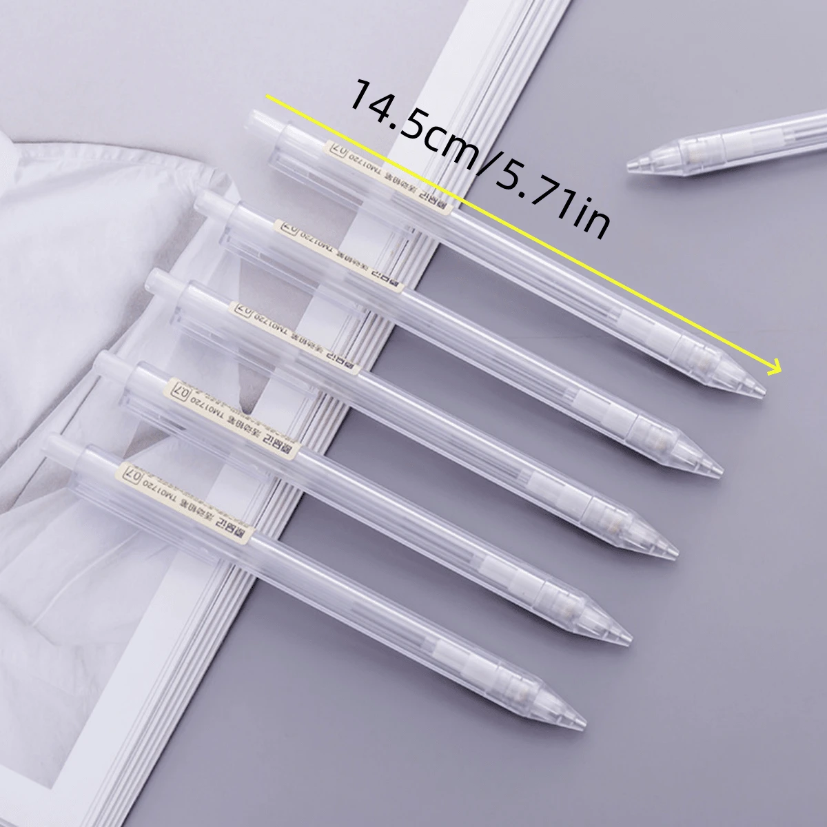 Conjunto de 5 lápis automáticos com 5 recargas de grafite HB e 6 ...