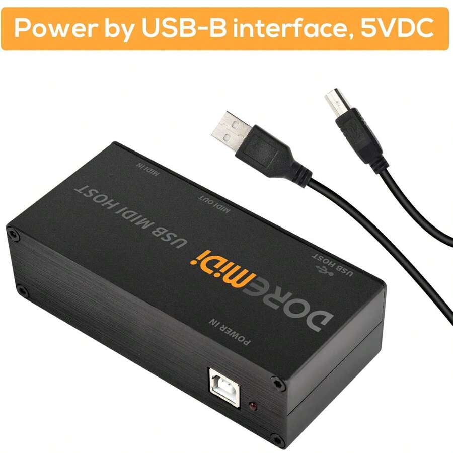 DOREMIDI UMH-10 USB MIDI Host Box 16-Channel Full Speed Standard MIDI ...