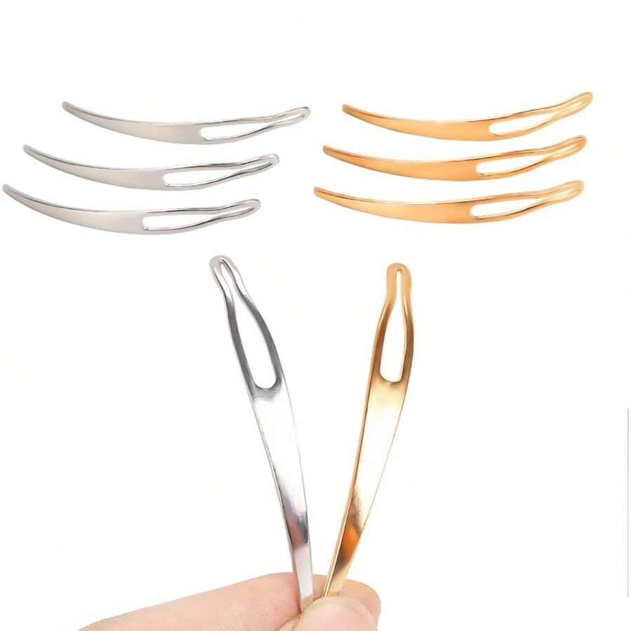 6 Pcs Braid Needle Hair Extension Tool Crochet Braid Interlocking Tool ...