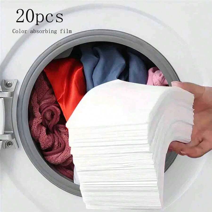 20PCS Laundry Tablets Laundry Paper Anti-Staining Clothes Sheets Anti ...