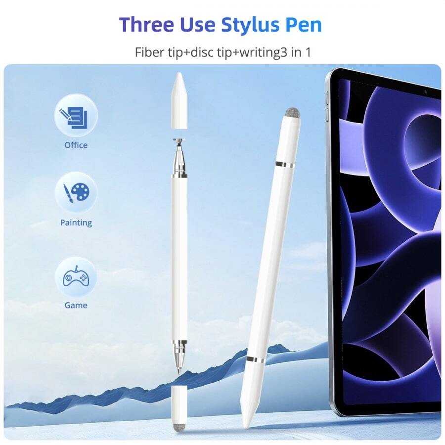 Stylo stylet universel 3 en 1, stylo à écran tactile de dessin pour ...