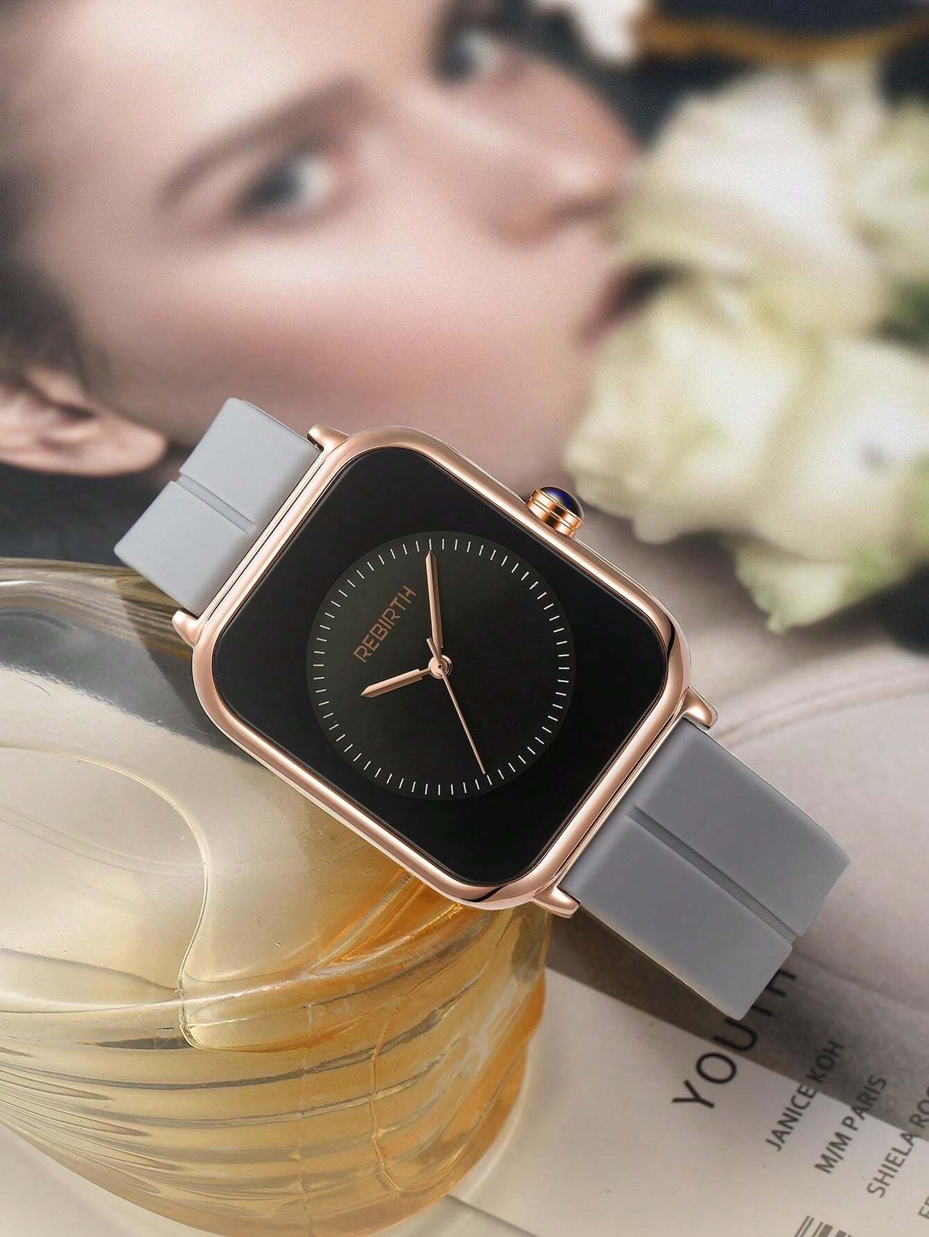 REBIRTH Brand Ladies' Simple & Fashionable Quartz Wrist Watch With ...