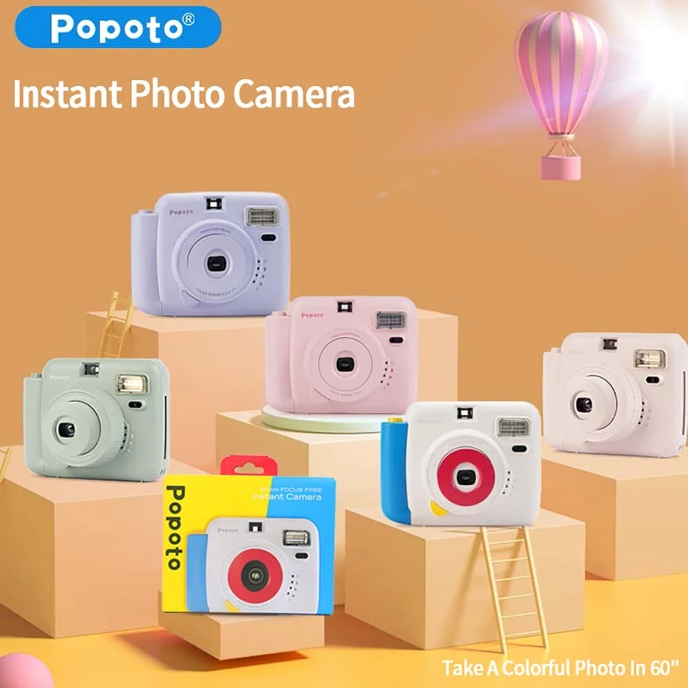 popoto New Popoto Instant Camera Suitable For Mini11/12 Films, For Give ...