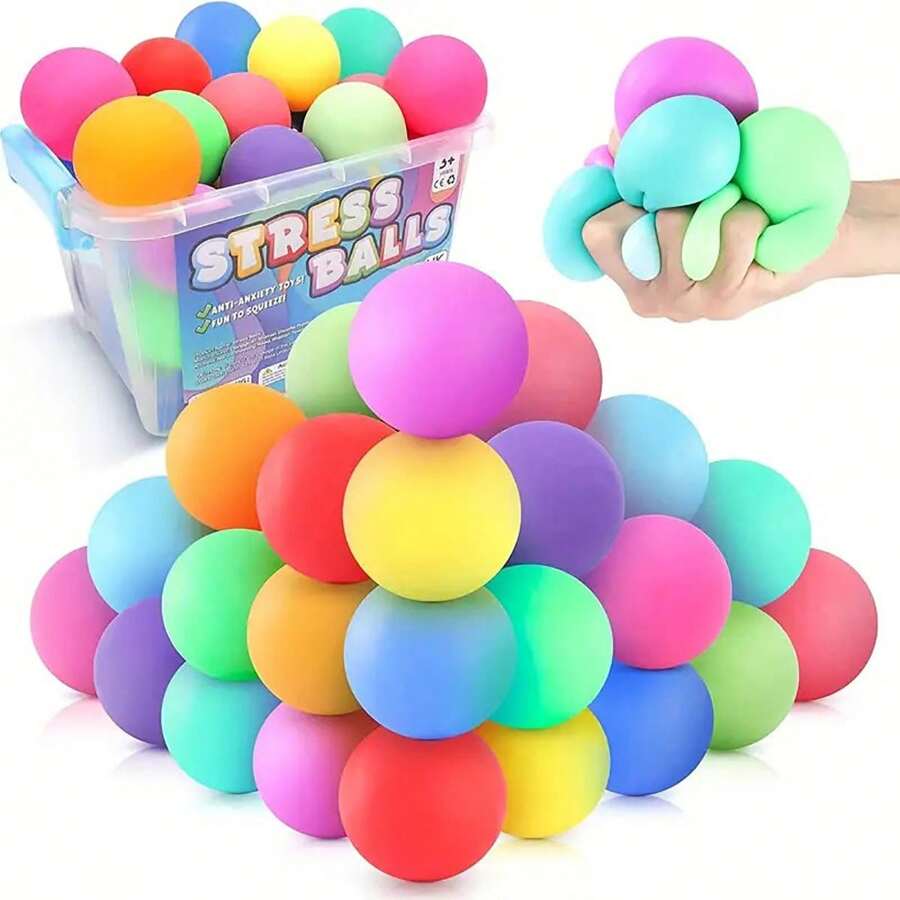 12 Pack Stress Ball For Adults Slow Rising Balls Sensory Fidget Toy ...