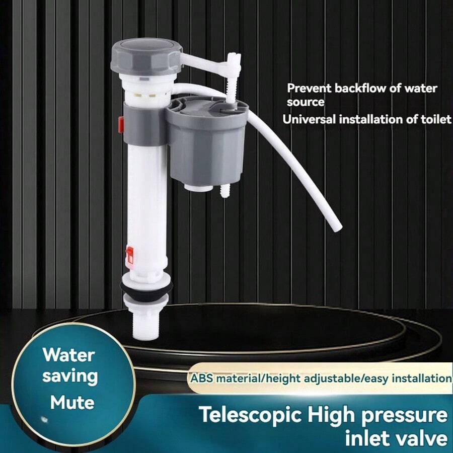 Toilet Water Tank Accessories Float Ball Water Inlet Valve Universal Upper Drain Valve Water ...