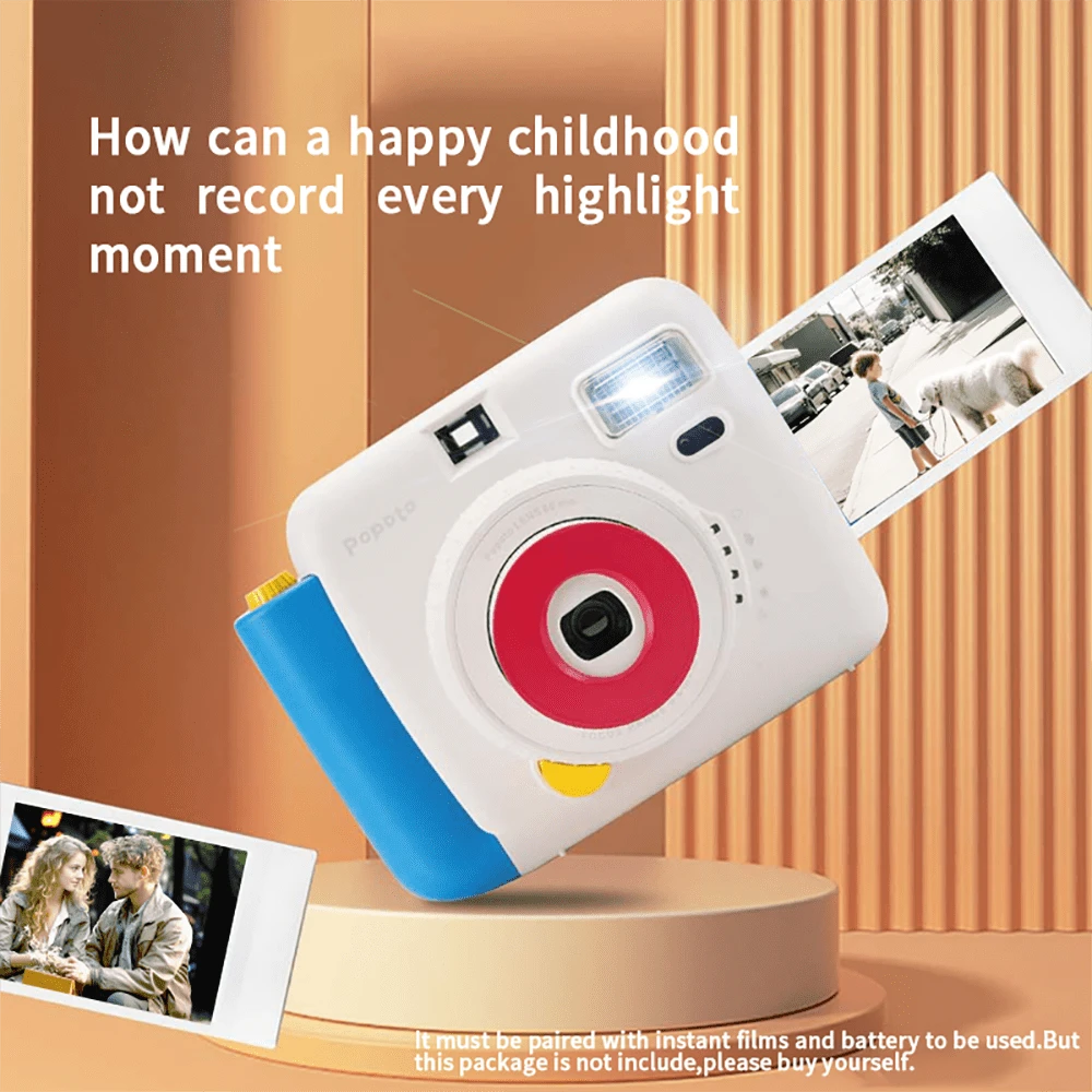 popoto Cámara instantánea Popoto adecuada para película Mini Twin ...