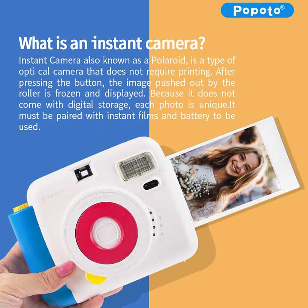 popoto New Popoto Instant Camera Suitable For Mini11/12 Films, For Give ...