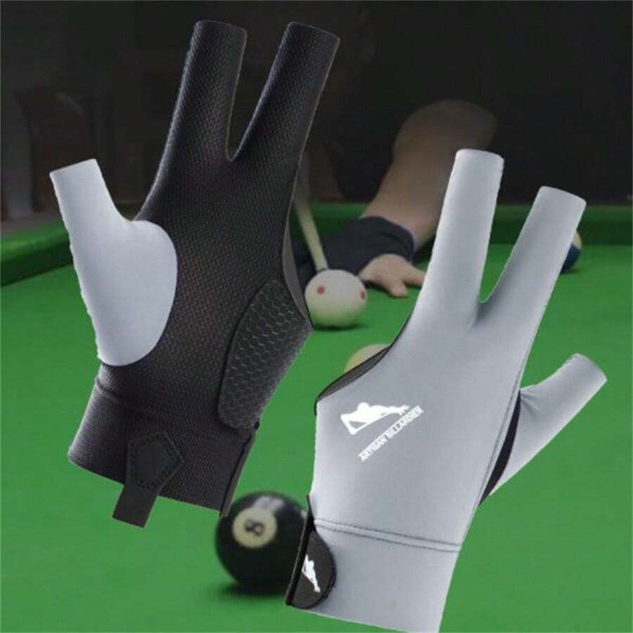 1pc Professional Left-Hand Snooker/Billiard Glove With Three Fingertips ...