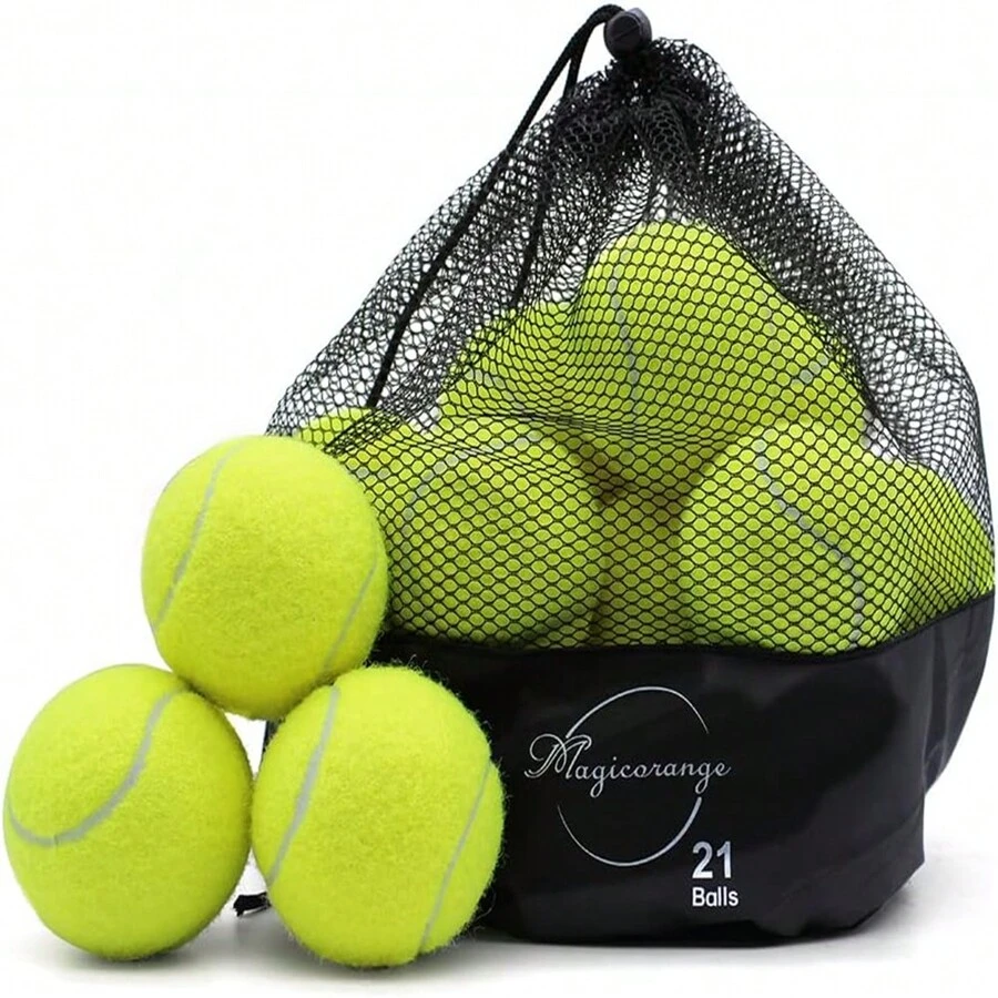 Magicorange Tennis Balls, 21 Pack Advanced Training Tennis Balls ...