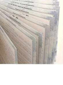 Italic 3D Groove Handwriting Practice Notebook, English Alphabet & Word ...