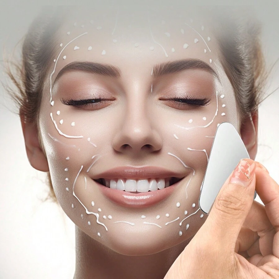 1pc Silver Ultrathin Blackhead Remover Face Scraper Acne Pimple ...