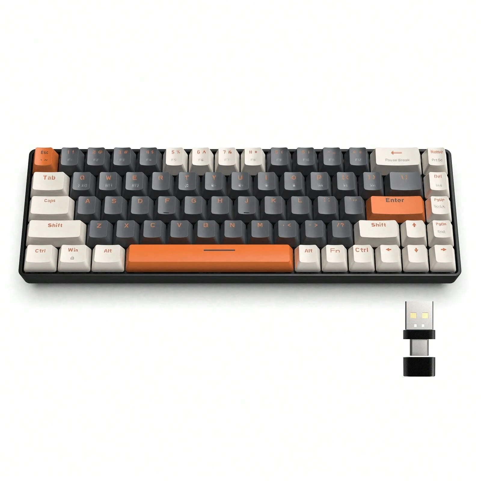 Magic-refiner Rk68 Teclado Mecánico Inalámbrico, 60% Por Ciento De ...