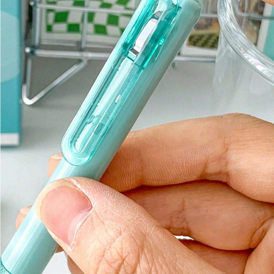 7pcs/Box Simple Colored Neutral Pens For Students To Practice Exercises ...