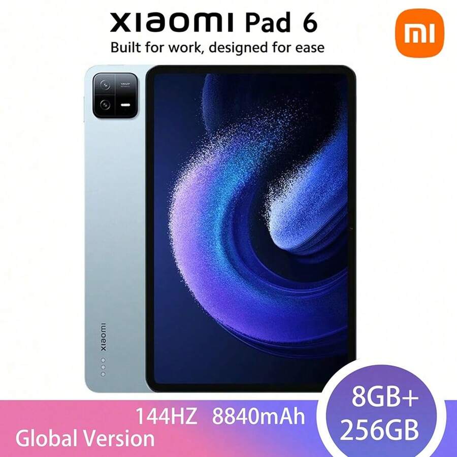 Xiaomi Pad 6 Tablet 8GB+256GB Wifi Snapdragon 870 11 Inch 8840mAh ...