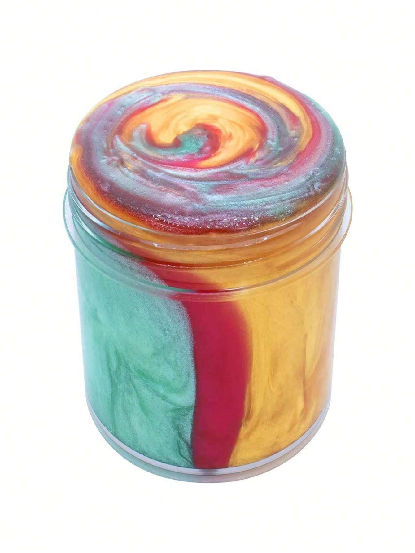 1 pieza 70ML Nueva masilla de barro de limo creativa en colores arcoíris, juguete de plástico ...